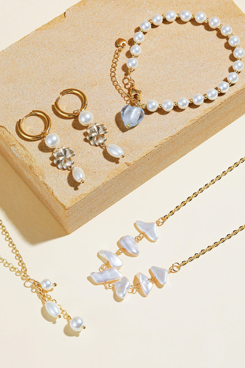 Classical Pearl 14K Gold Necklace – Artsory